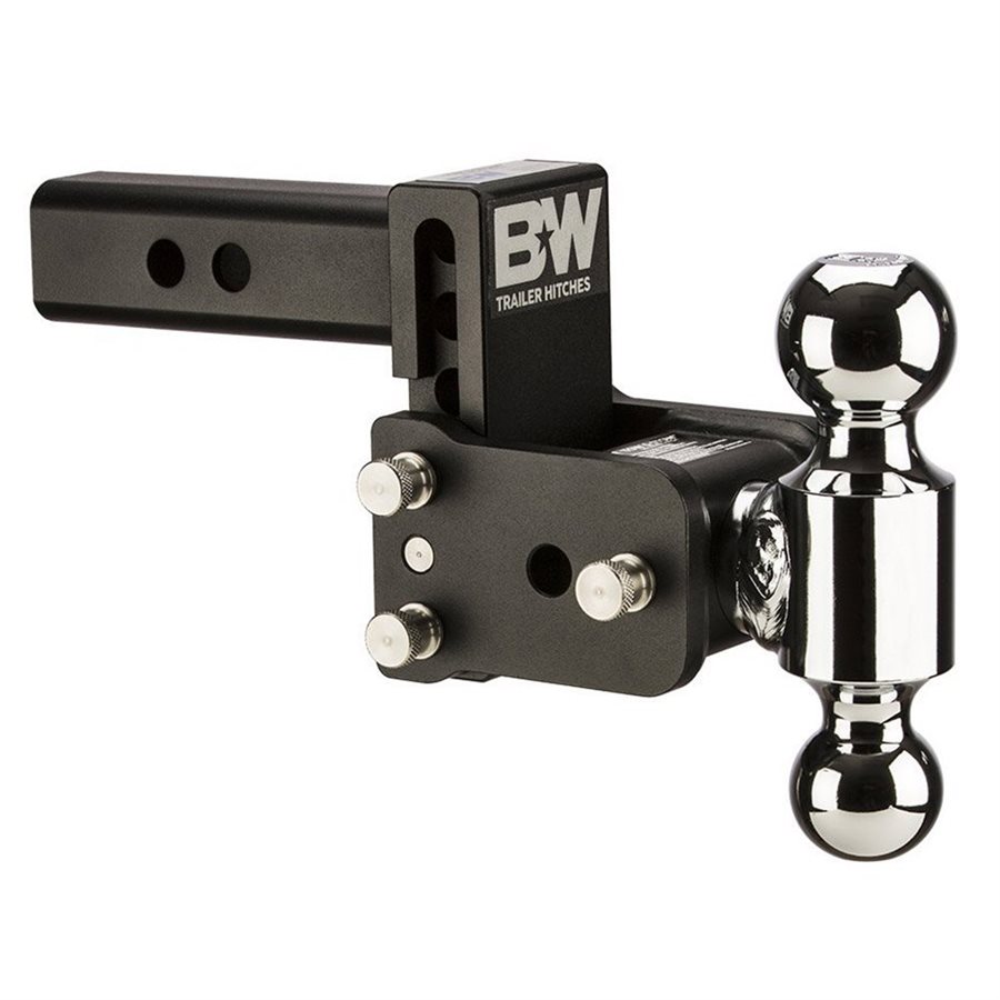 DBL BALL 3" DROP 2"X2 5 / 16" BLACK